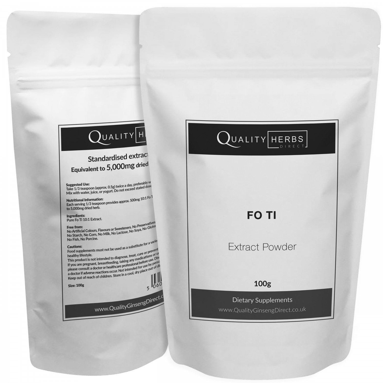 Foti | 10:1 Extract Powder | Powerful Formula - Quality Ginseng Direct